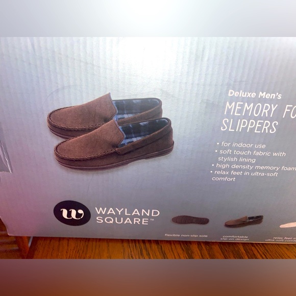 Shoes | Mens Brown Soft Suede Memory Loaf Style Slippers | Poshmark